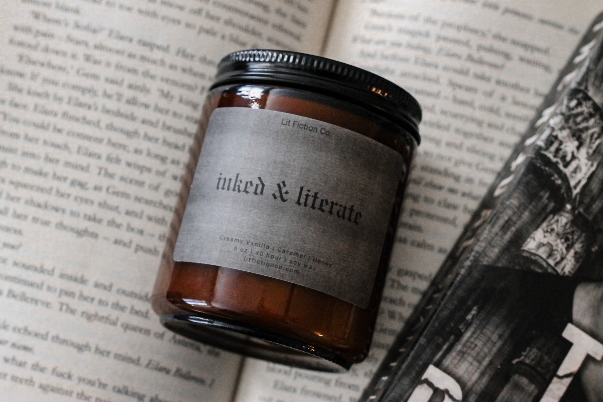 Lit Fiction Co | Non-Toxic Romantasy Candles For Book Lovers – Lit ...